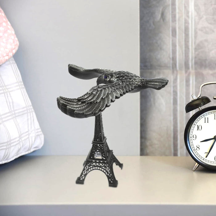 Metal Self Balancing Eagle With Eiffel Tower – Urban scape